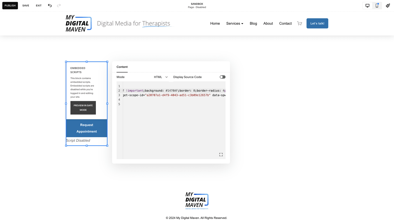 How to Add a Simple Practice Scheduler on Your Website - A DIY Guide — My Digital Maven